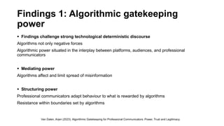 Algorithmic Gatekeeping for Professional Communicators Power Trust and Legitimacy - Chapter 5.pptx
