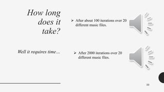 Algorithmic music generation | PPTX