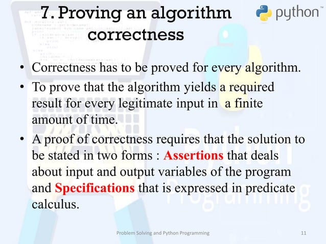 Algorithmic problem solving | PPT Algorithmic problem solving | PPT