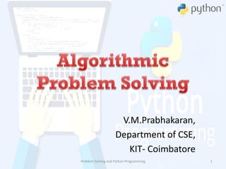 Algorithmic problem solving | PPT