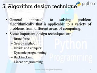 Algorithmic problem solving | PPT