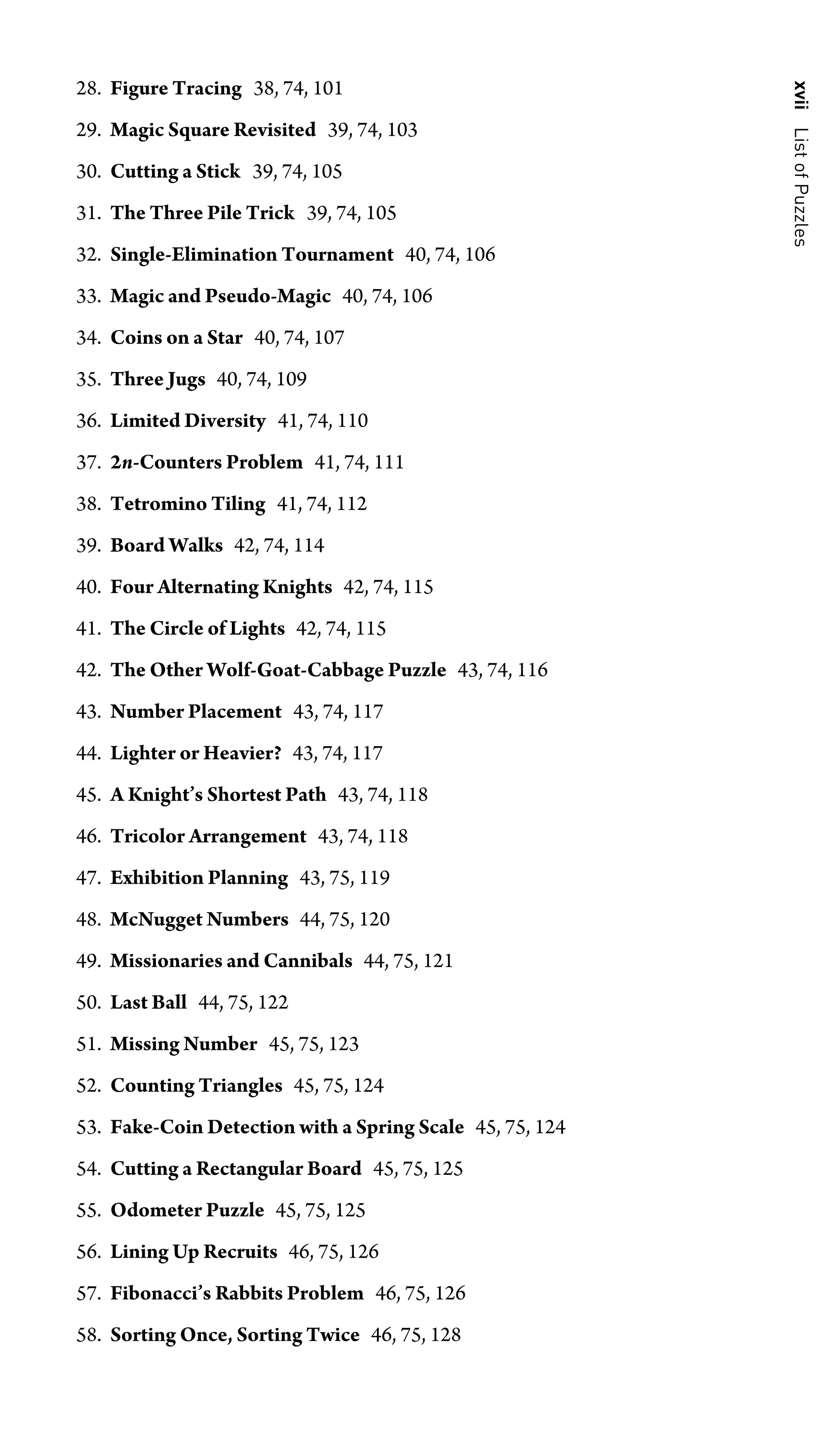 Algorithmic Puzzles [Levitin & Levitin 2011-10-14].pdf | Puzzle Video ...