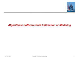 Algorithmic Software Cost Estimation V2(1) (1).pptx