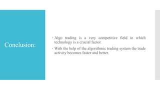 Algorithmic trading | PPT