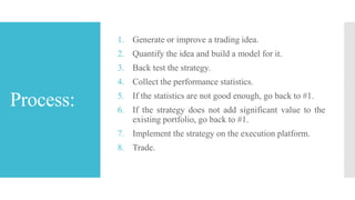 Algorithmic trading | PPT