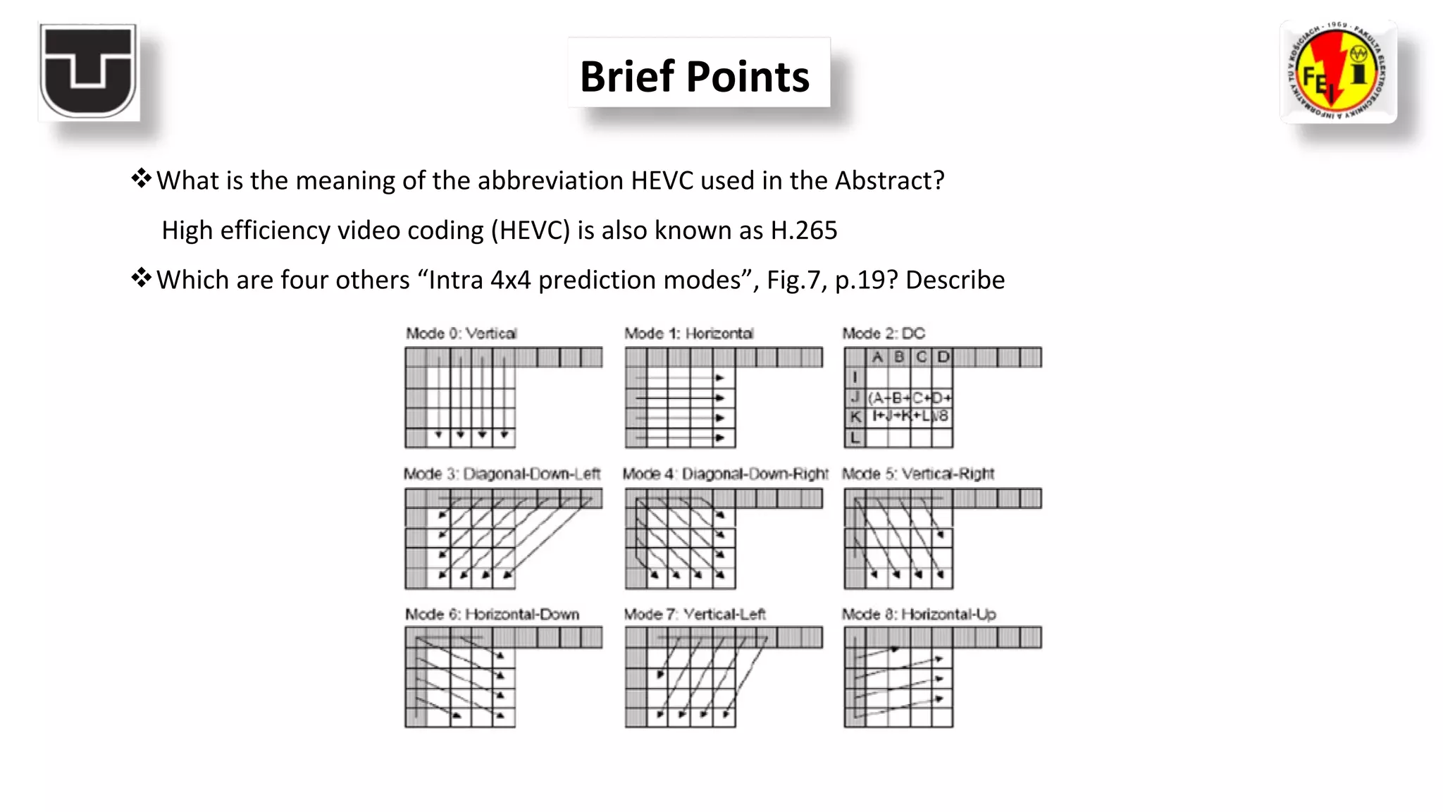 Algorithm of standard videocodec H.264 | PPT