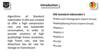 Algorithm of standard videocodec H.264 | PPT