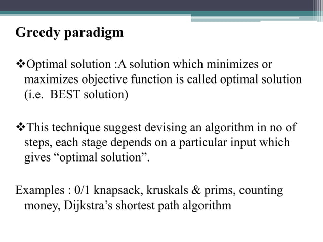 Algorithm Paradigms Pptx Programming Languages Computing