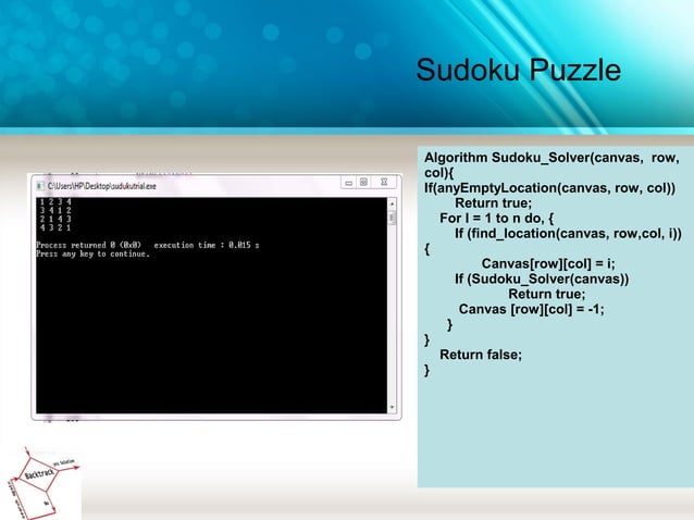 BackTracking Algorithm: Technique and Examples | PPT