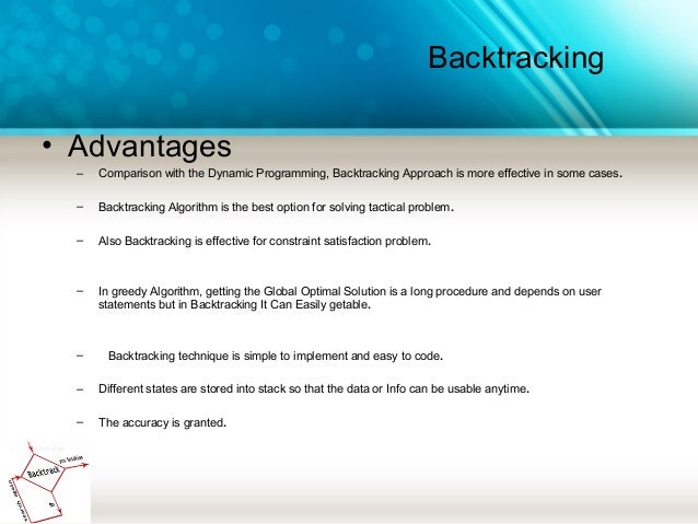 BackTracking Algorithm: Technique and Examples BackTracking Algorithm: Technique and Examples