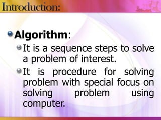 Algorithmic research | PPT
