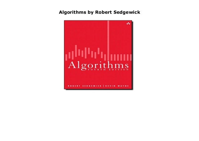 Algorithms by Robert Sedgewick