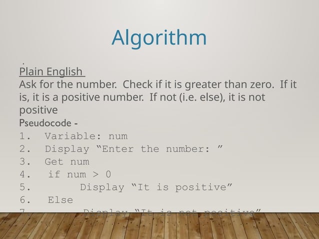 ALGORITHMS BASIC PRESENTATION FOR EVERYONE TO UNDERSTAND | PPTX
