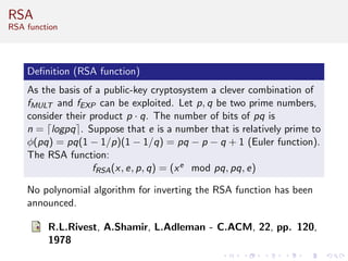 Algorithms and Complexity: Cryptography Theory | PPT