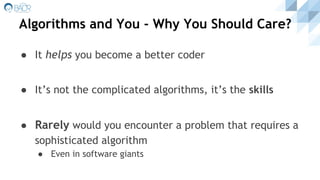 Algorithms - A Sneak Peek | PPT