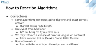Algorithms - A Sneak Peek | PPT