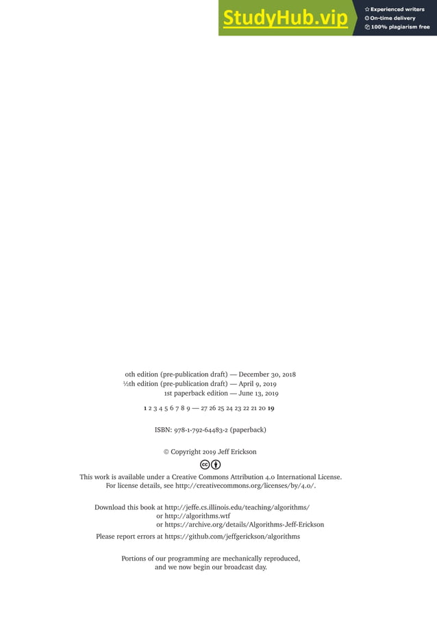 Algorithms Jeff Erickson Pdf