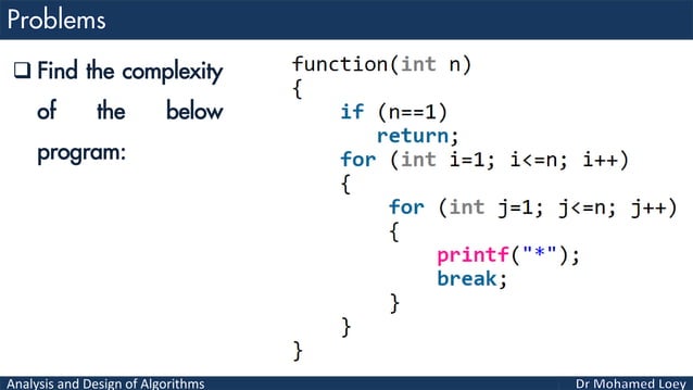 Algorithms Lecture 2 Analysis Of Algorithms I Ppt
