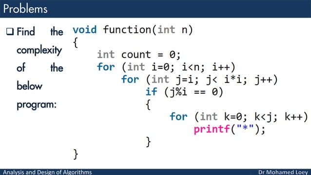 Algorithms Lecture 2: Analysis of Algorithms I | PPT