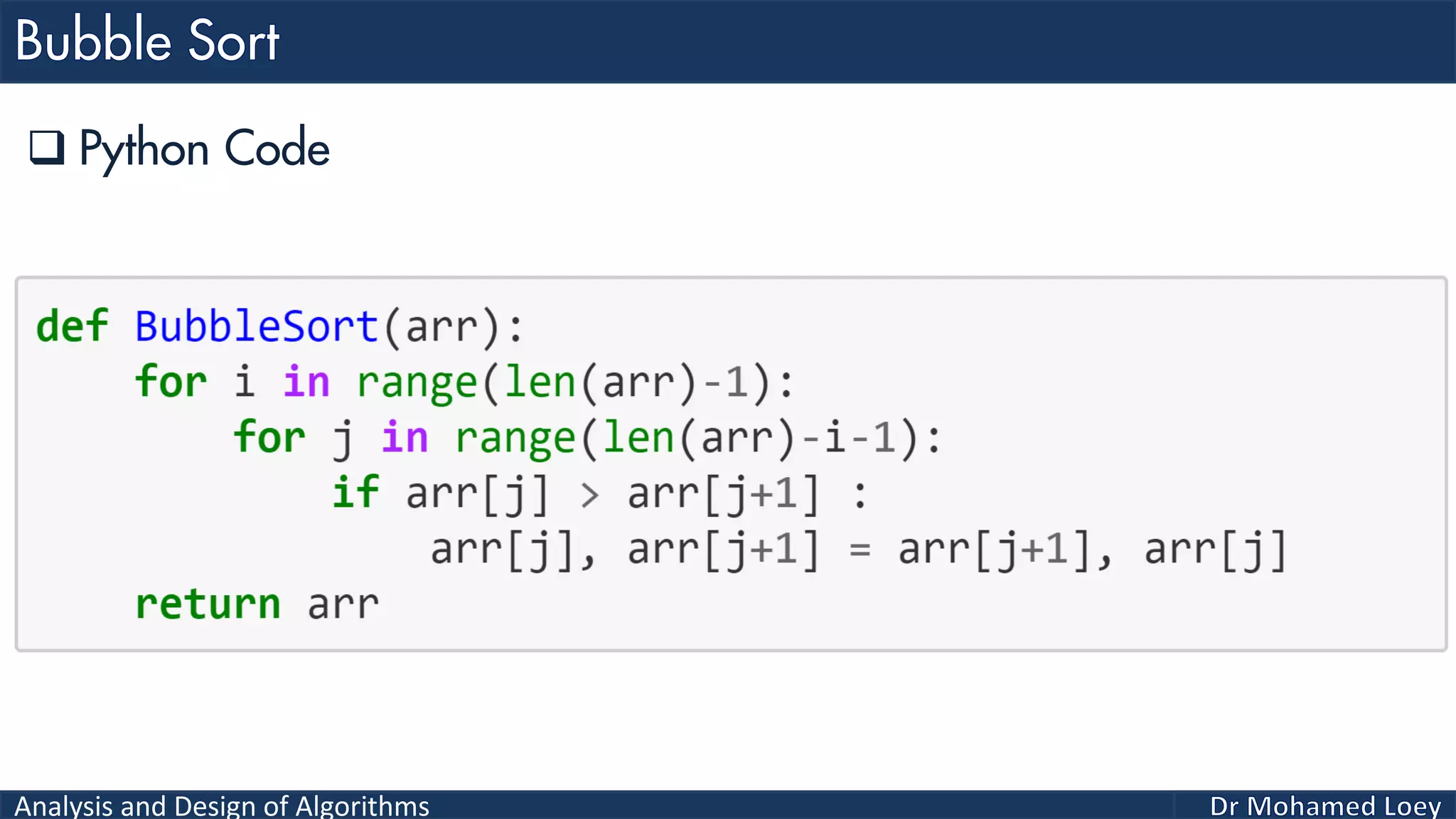 Algorithms Lecture 4: Sorting Algorithms I | PPT Algorithms Lecture 4: Sorting Algorithms I | PPT