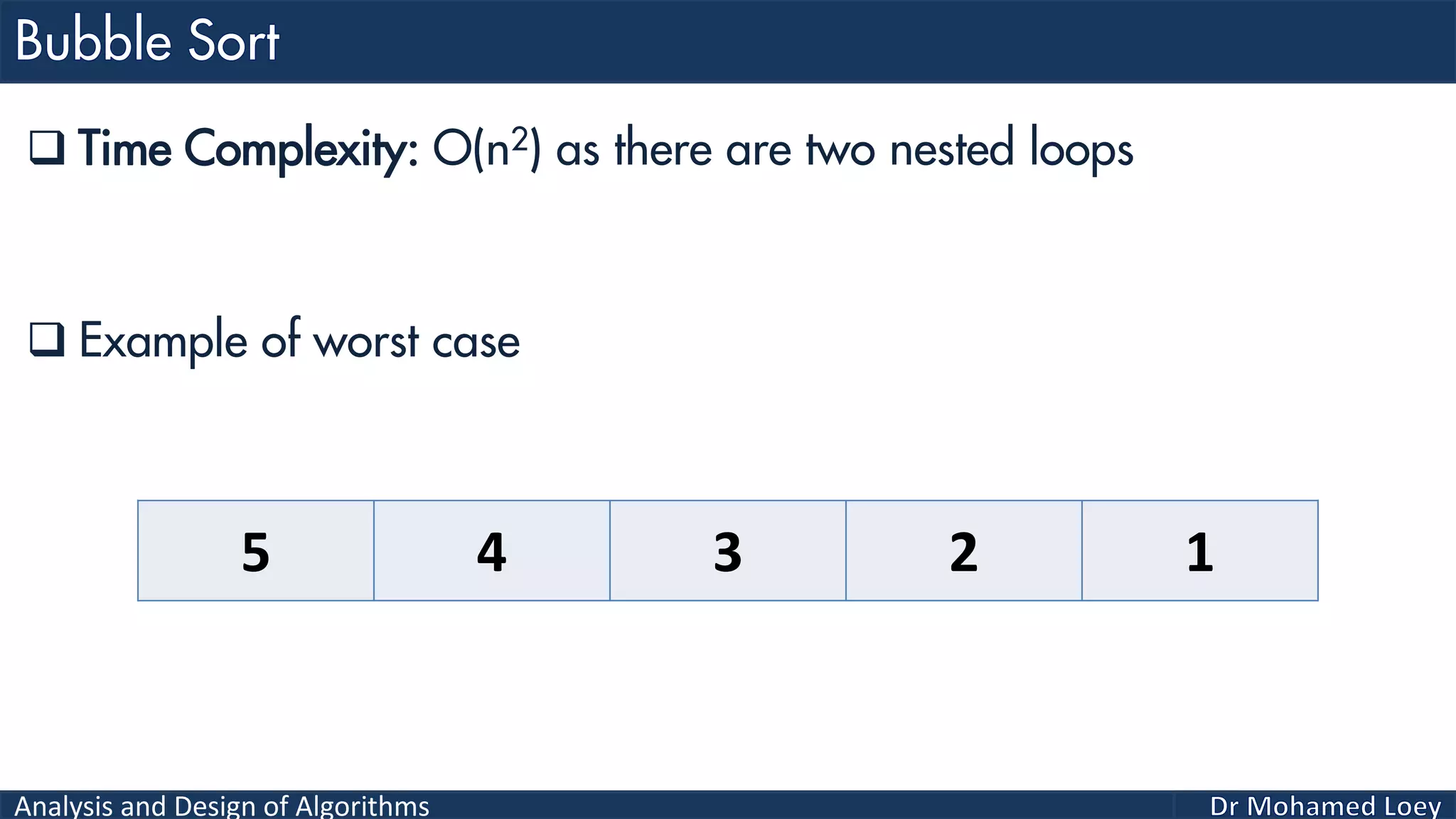 Algorithms Lecture 4 Sorting Algorithms I Ppt