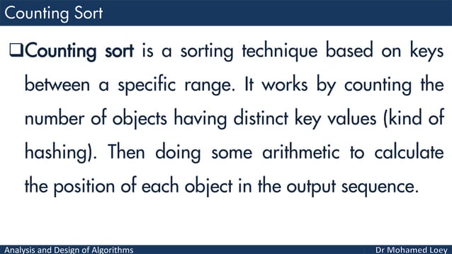 Algorithms Lecture 5 Sorting Algorithms Ii Ppt 9996