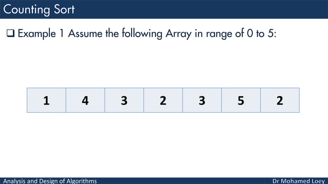 Algorithms Lecture 5 Sorting Algorithms Ii Ppt 5846