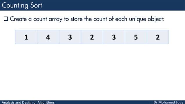 Algorithms Lecture 5 Sorting Algorithms Ii Ppt 4377