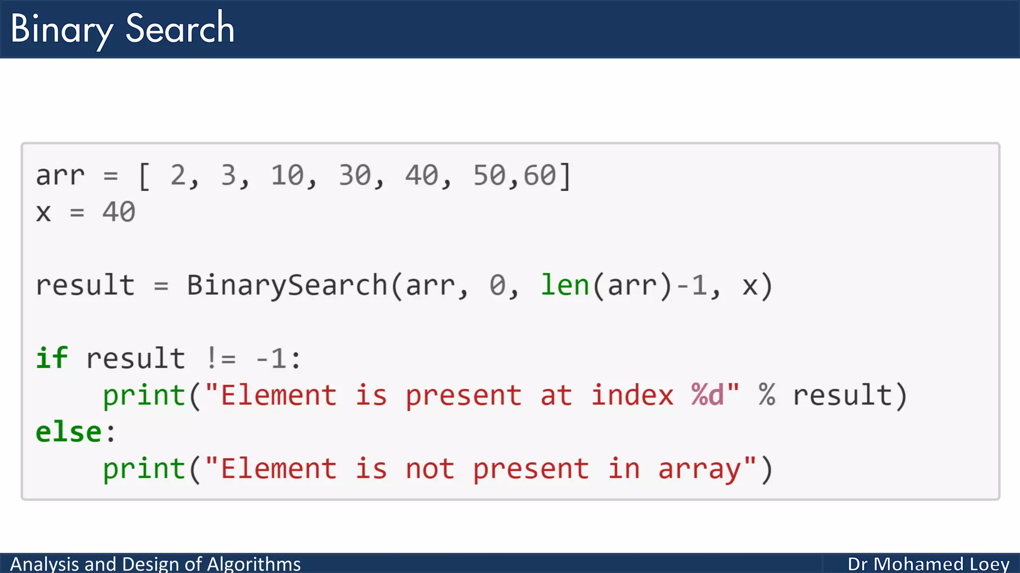 Algorithms Lecture 6 Searching Algorithms Ppt 6429