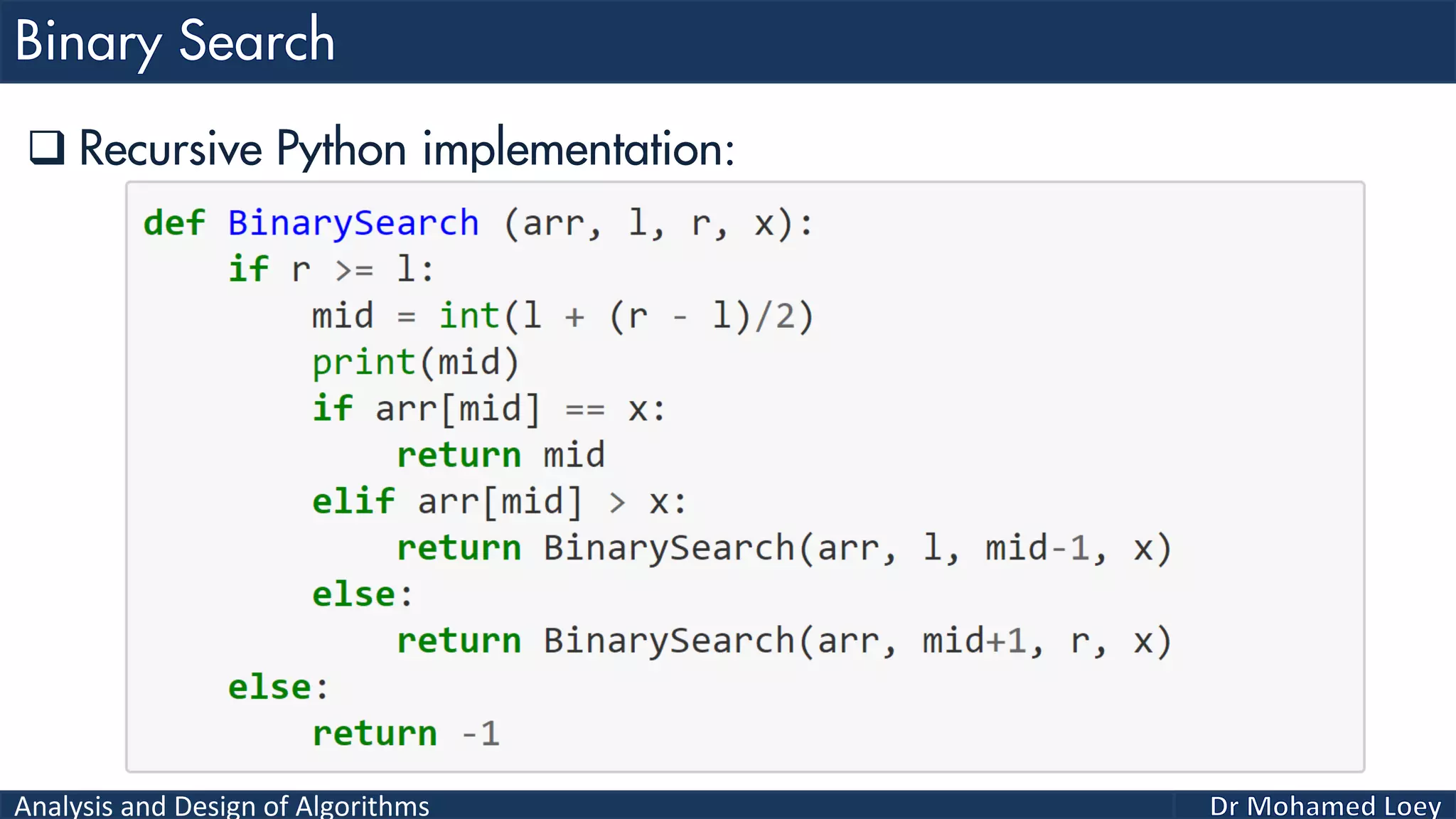 Algorithms Lecture 6 Searching Algorithms Ppt 4525