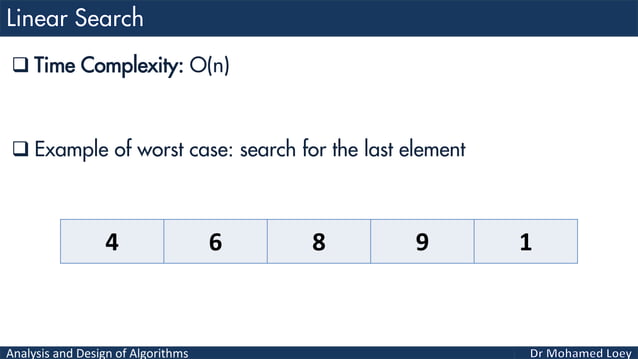 Algorithms Lecture 6 Searching Algorithms Ppt 9296