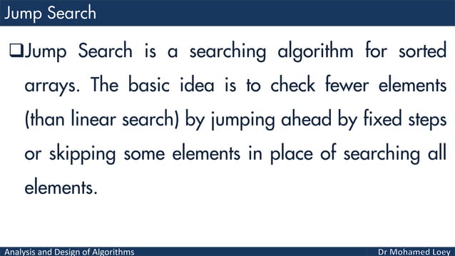 Algorithms Lecture 6 Searching Algorithms Ppt 5579