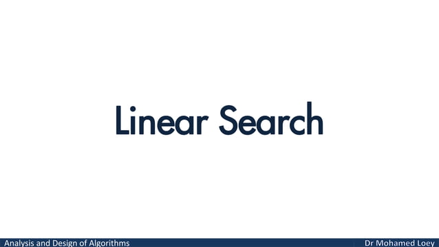 Algorithms Lecture 6 Searching Algorithms Ppt 1172