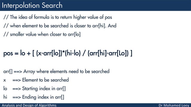 Algorithms Lecture 6 Searching Algorithms Ppt 0457