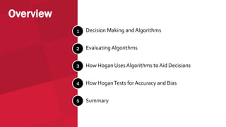Hogan: Algorithms and bias | PPTX