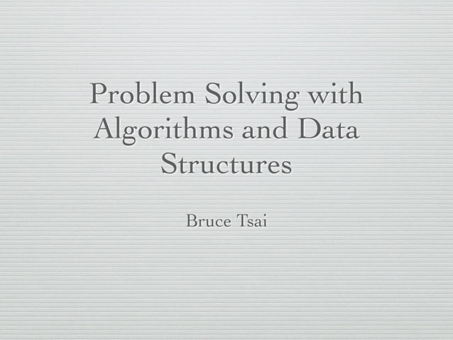 Problem Solving with Algorithms and Data Structures | PDF | Programming ...