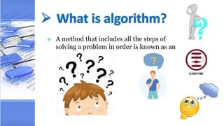 Algorithms and flow chart | PPTX