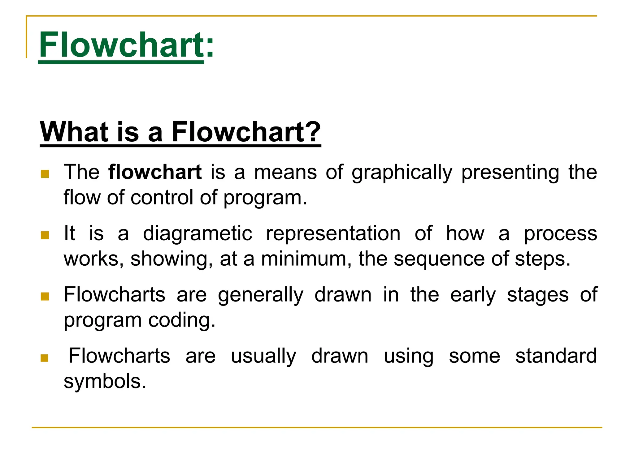 Basics Of Programming Algorithms And Flowchart Ppt Programming