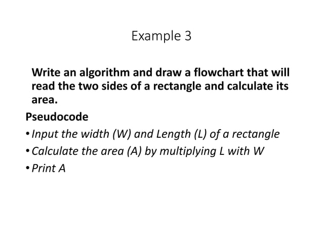 Algorithms And Flow Chart Overviewpdf
