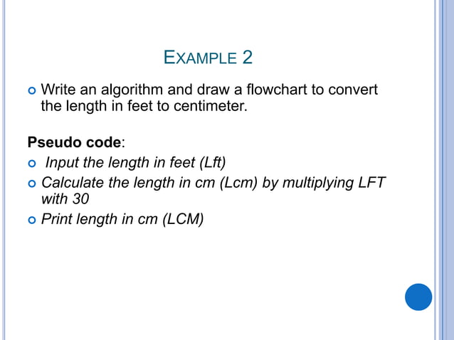 Algorithms and Flowcharts | PPTX