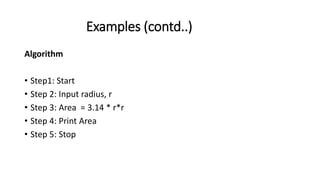Algorithms and flow charts | PPT