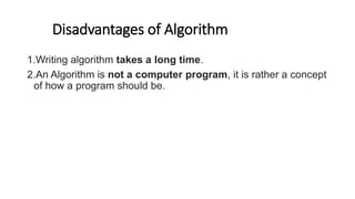 Algorithms and flow charts | PPT