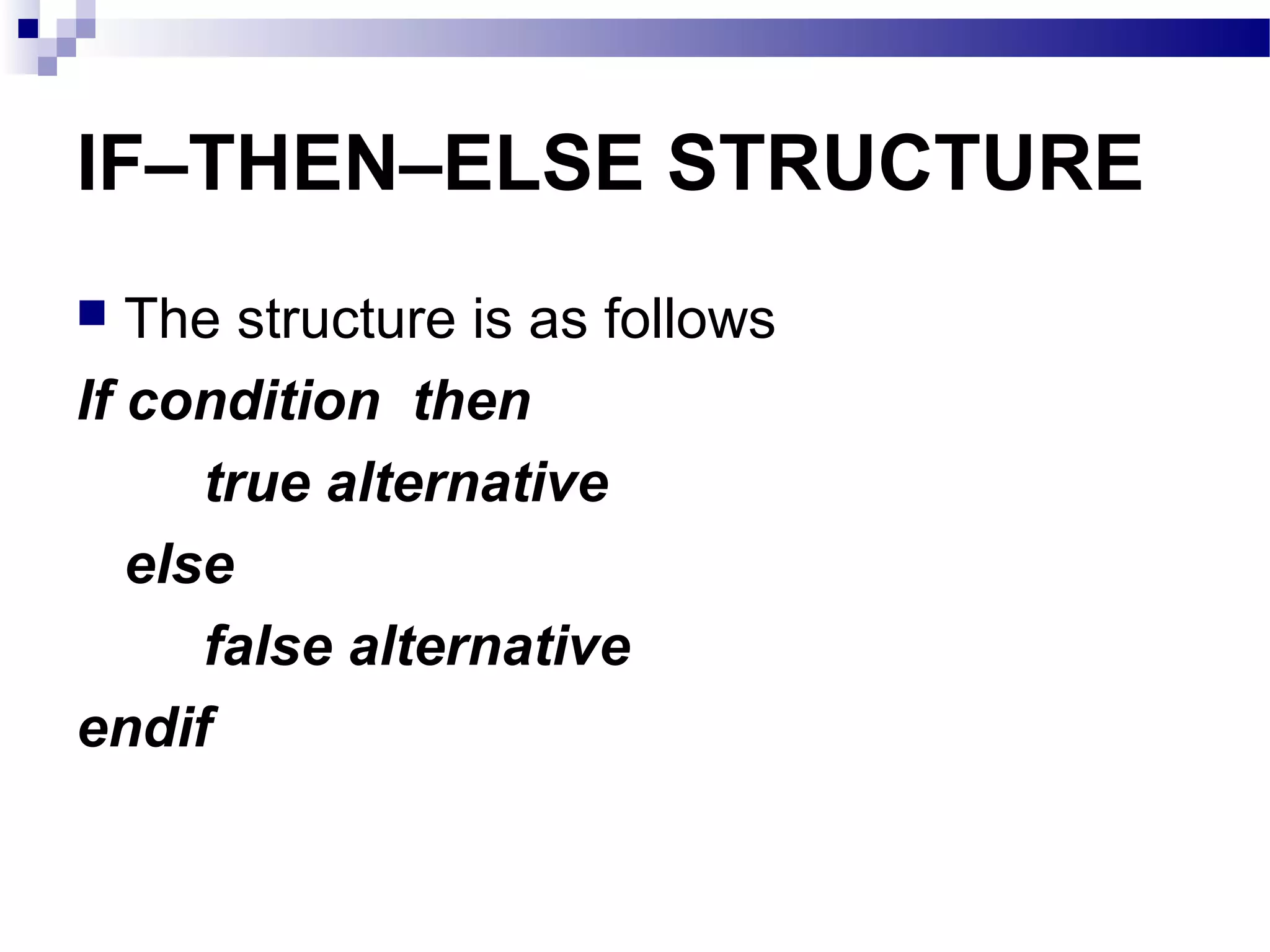 Algorithmsandflowcharts1 | PPT