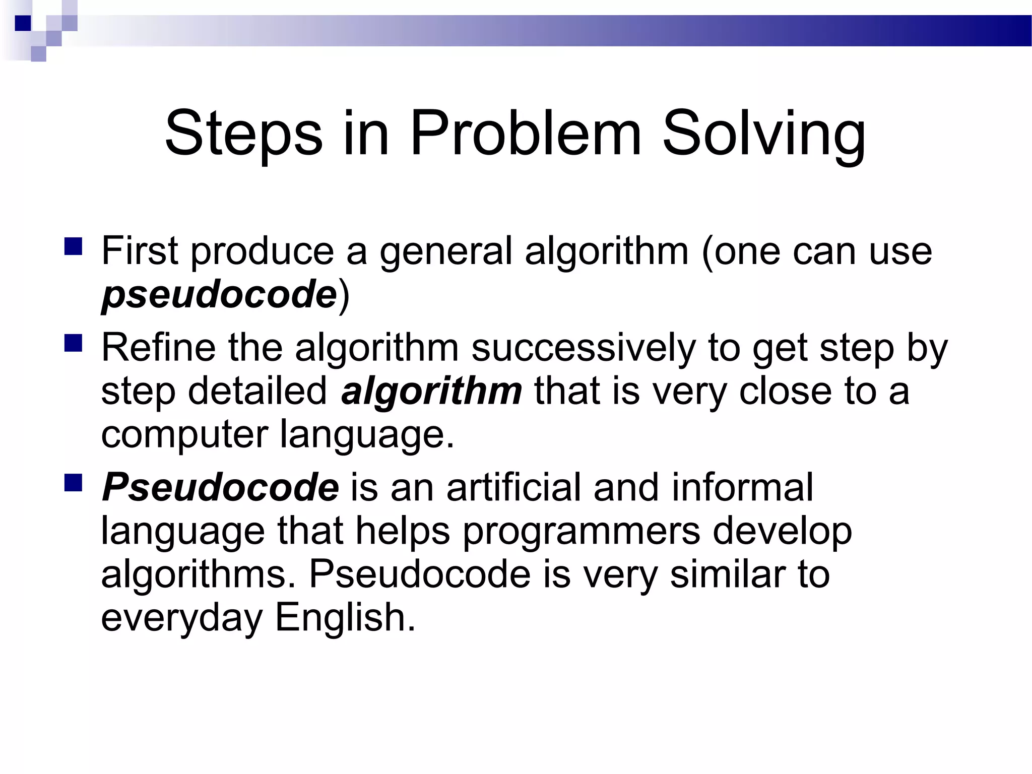 Algorithms and flowcharts ppt (seminar presentation).. | PPT