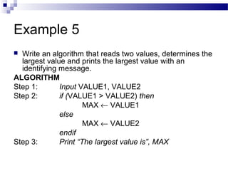 Algorithms and flowcharts ppt (seminar presentation).. | PPT