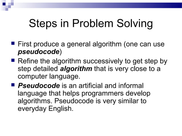 Algorithms And Flowcharts Ppt Seminar Presentation Ppt