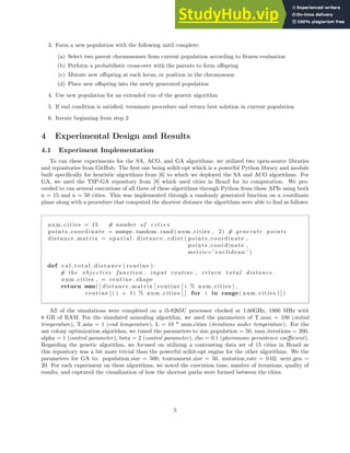 Algorithms And Optimization Techniques For Solving TSP | PDF