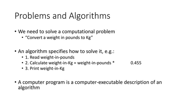 Algorithms And Problem Solvingpptx