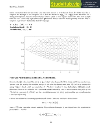 Algorithms Behind Term Structure Models II Hull-White Model | PDF