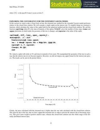 Algorithms Behind Term Structure Models II Hull-White Model | PDF